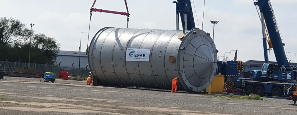 FROM DESIGN TO INSTALL - 428 TANK FOR ENSUS UK - EFAB Industrial Solutions